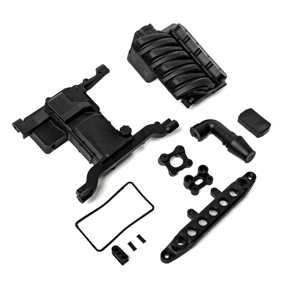 Front Servo Mount and Engine Cover with Seals for SCX6 (AXI251005 ...