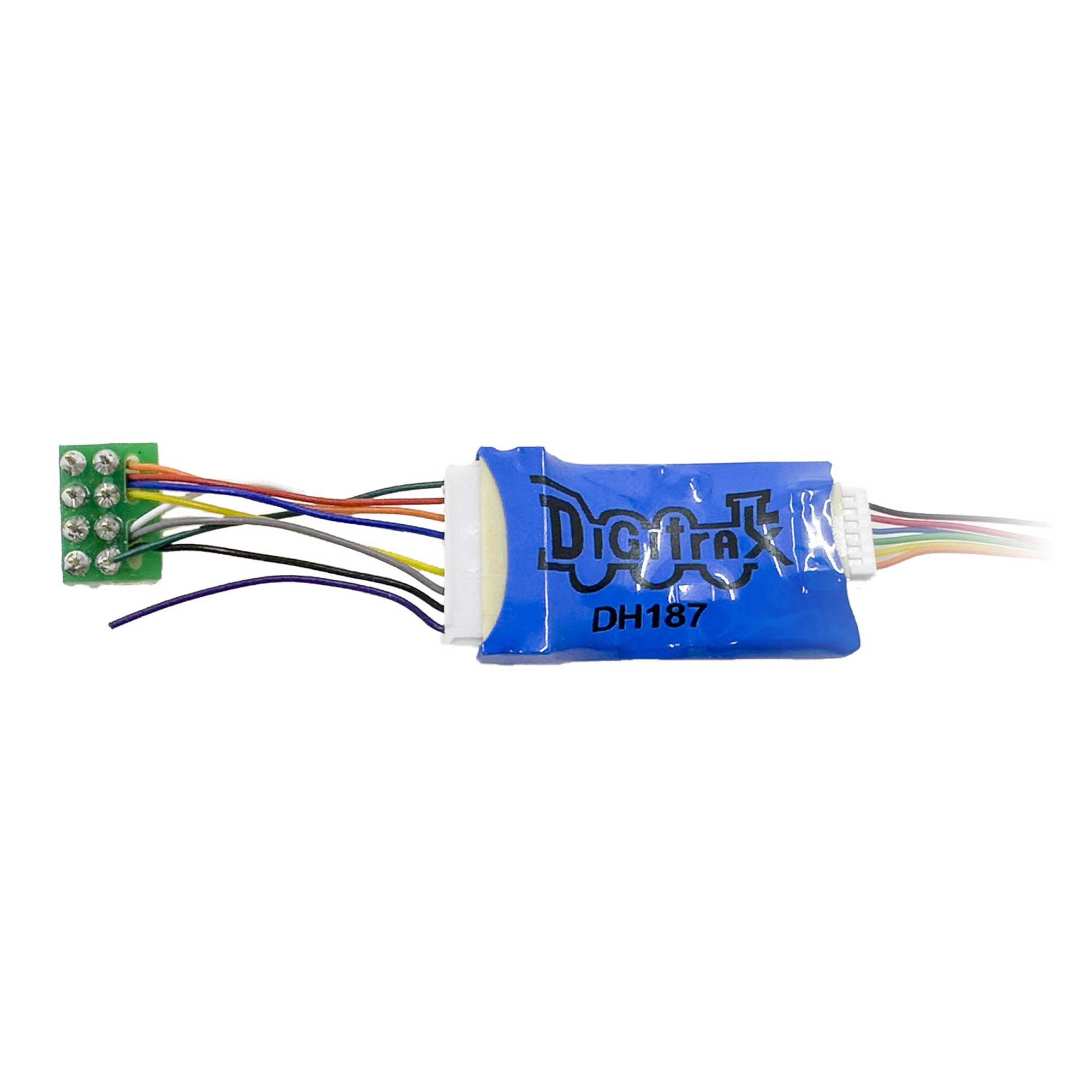DH187PS Series 7 Mobile DCC Control Decoder -- 8-Pin Med Plug, 9-Pin S ...