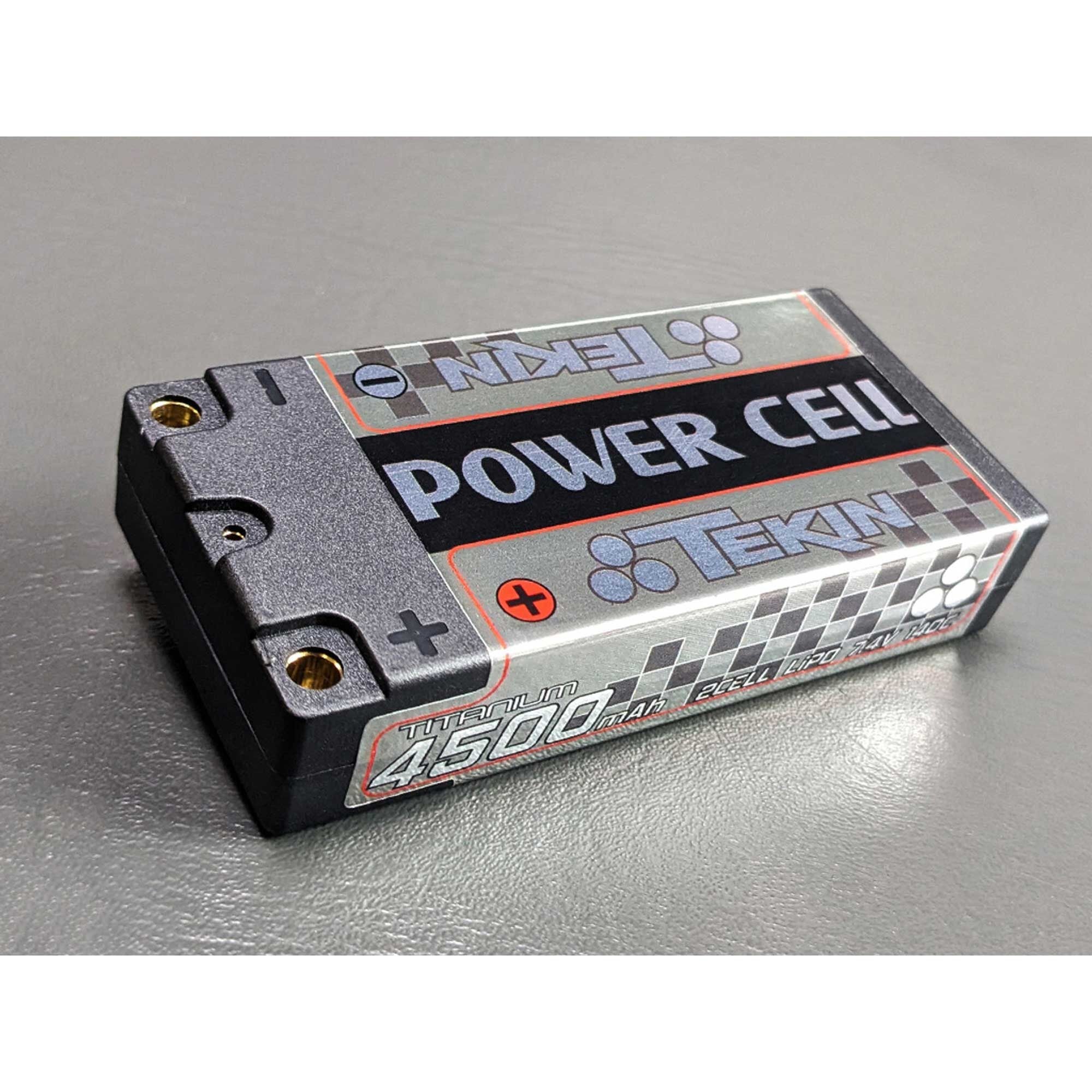 2S 4500mAh 140C Shorty LCG Battery Pack with 5mm Bullets (TEKTT1654 ...