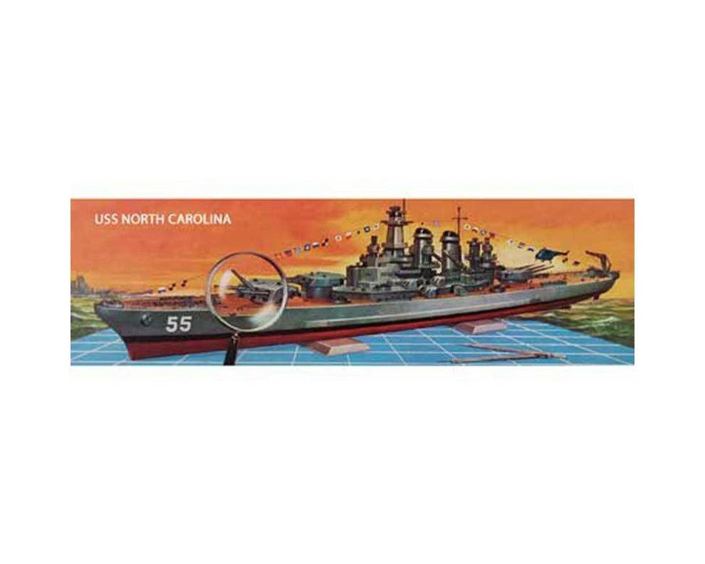 1/500 USS North Carolina BB-55 Battleship Plastic Model Kit (AANR601 ...
