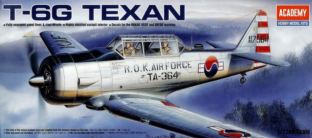 1/72 T-6G Texan Plastic Model Kit (ACYS1662) – Nankin Hobby