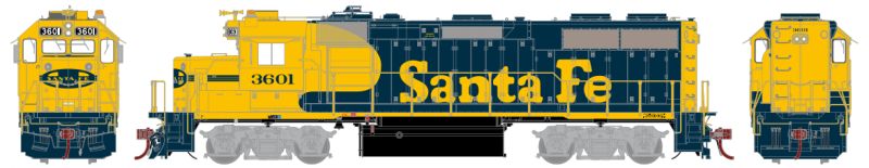 HO EMD DCC Ready GP39-2, Santa Fe (ATSF) #3610 (ATHG40794) – Nankin Hobby