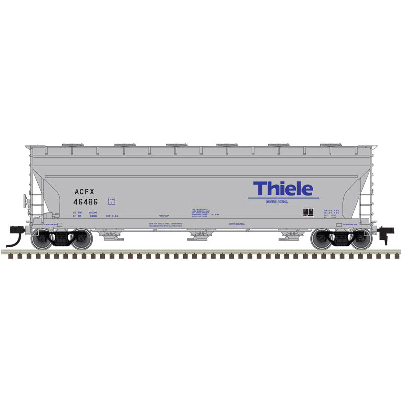 HO 4650 Covered Hopper, Thiele Kaolin #46505 (ATL20005530) – Nankin Hobby