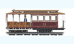 HO Cable Car Standard DC Municipal Railway, Red (BAC60530) – Nankin Hobby