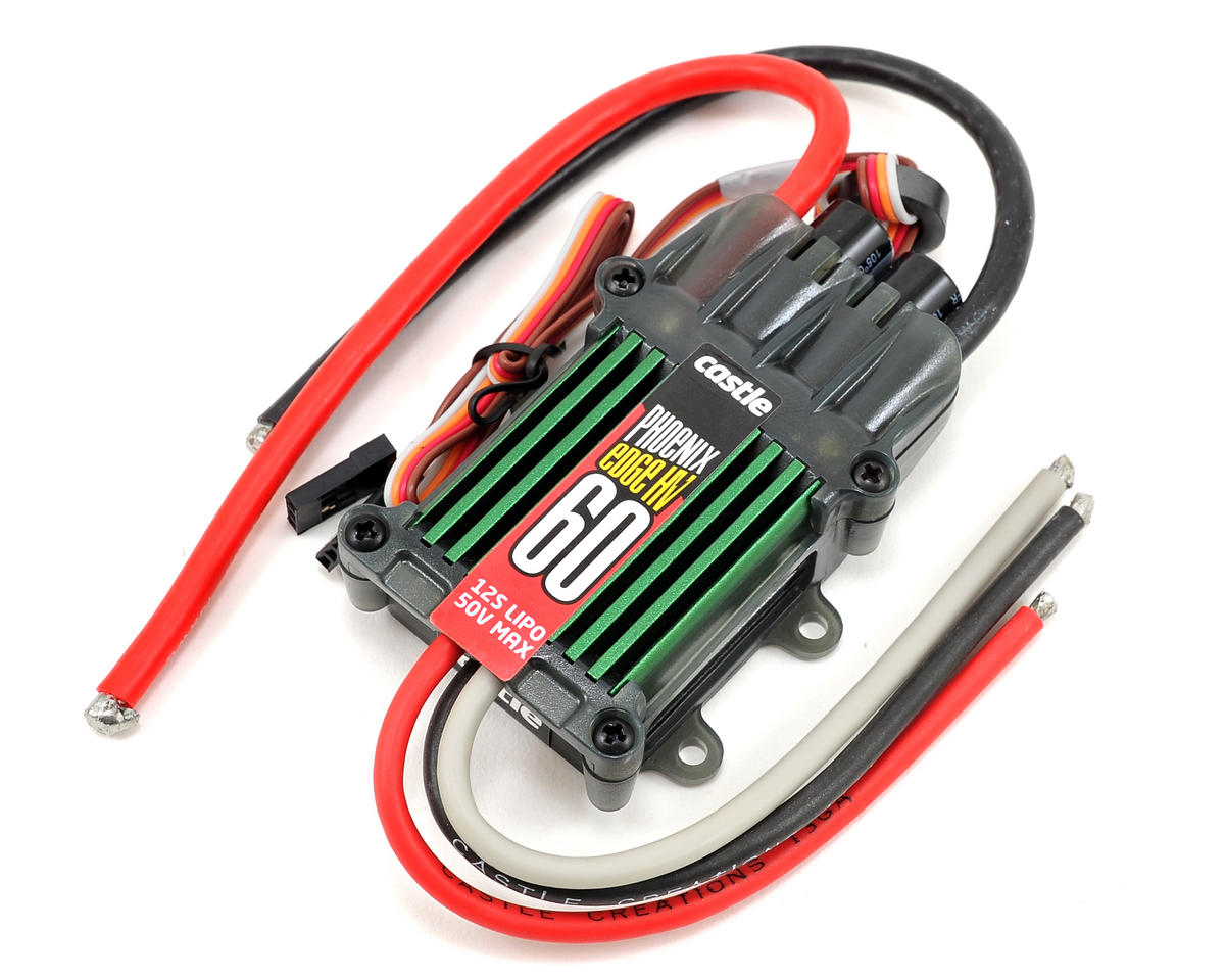 Phoenix Edge 60HV: 50V 60-Amp Brushless ESC (CSE010010600) – Nankin Hobby