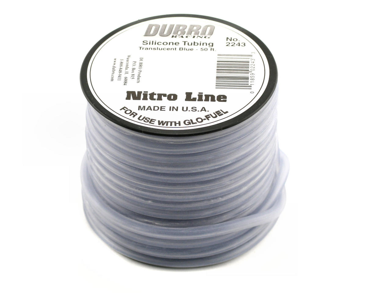 "Nitro Line" Silicone Fuel Tubing (Blue) 1' (DUB2243) – Nankin Hobby