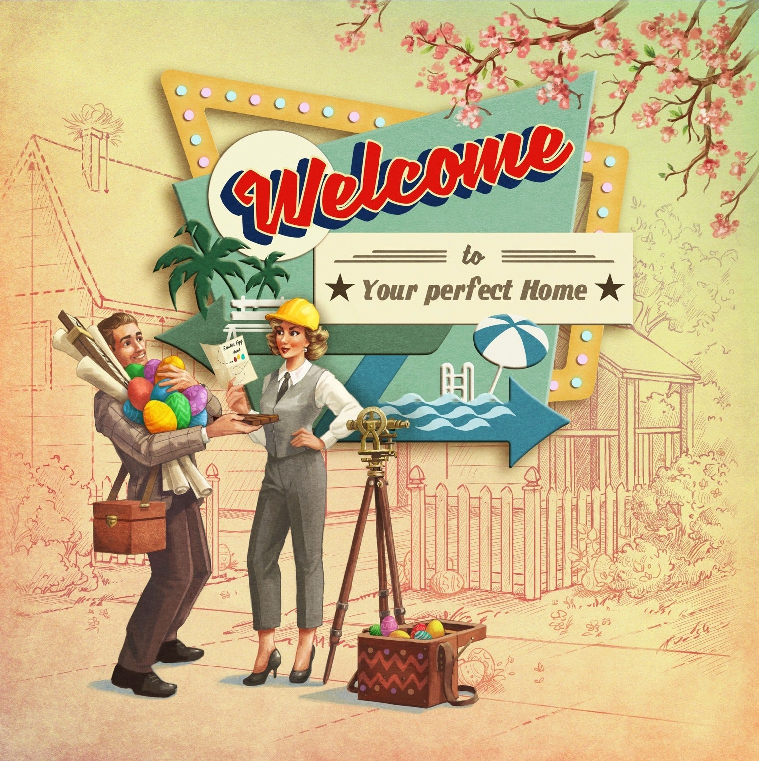 Welcome to Your Perfect Home: Spring Theme Expansion (DWGWTYPHSP ...