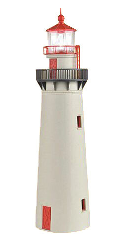 HO Lighthouse with LED Beacon Kit, 2.25" Diameter, 8.75" Tall (KIB3917 ...