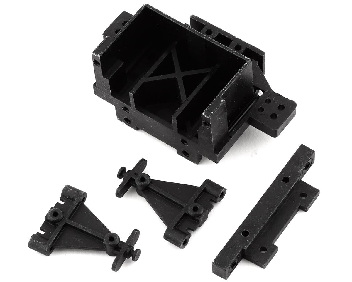 Rear Bulkhead with Toe Block and Link Mounts for Mini JRX2 (LOS211028 ...