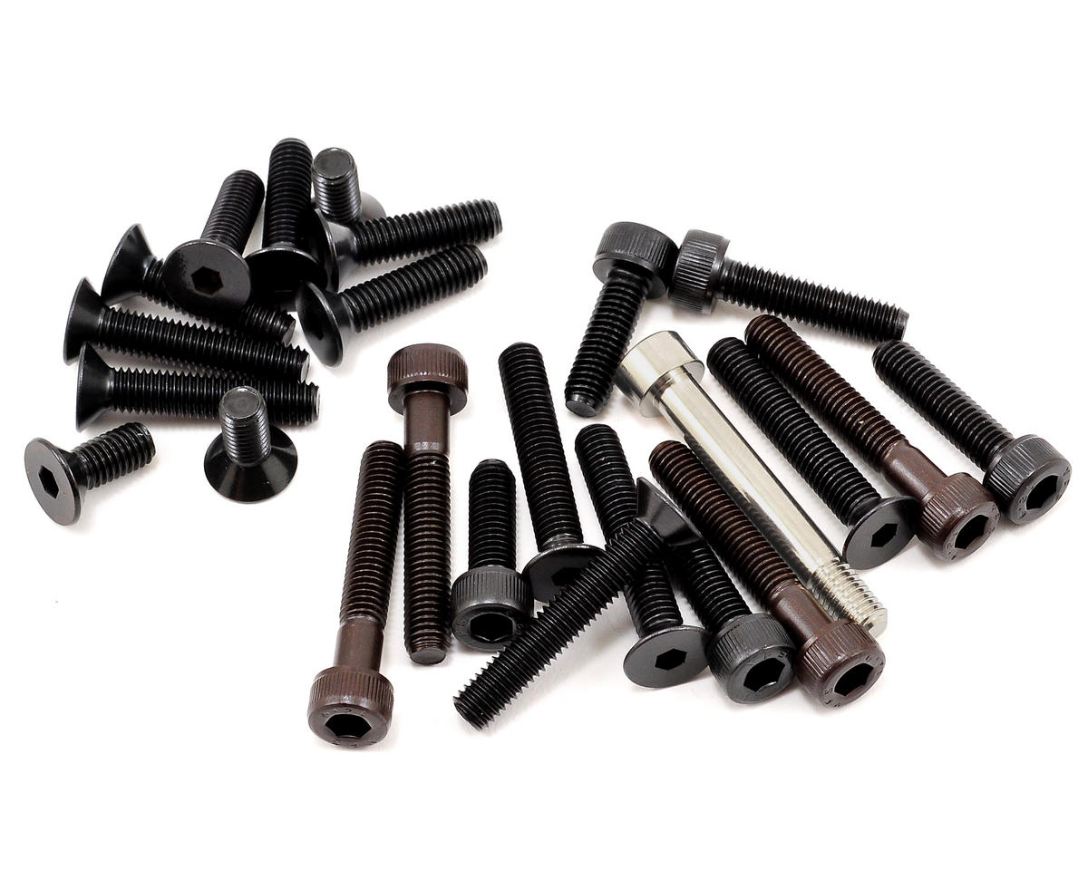 Flathead and Caphead Screw Assortment 5mm for 5IVE-T/MINI WRC (24) (LO ...