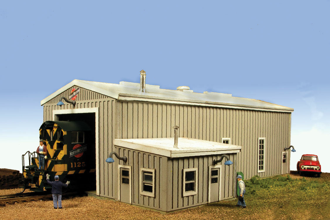 HO Diesel Engine House Kit (MRM2219) – Nankin Hobby