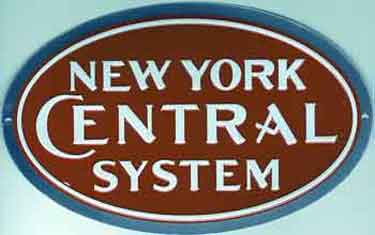 8" Metal Sign: New York Central (MSI10006) – Nankin Hobby