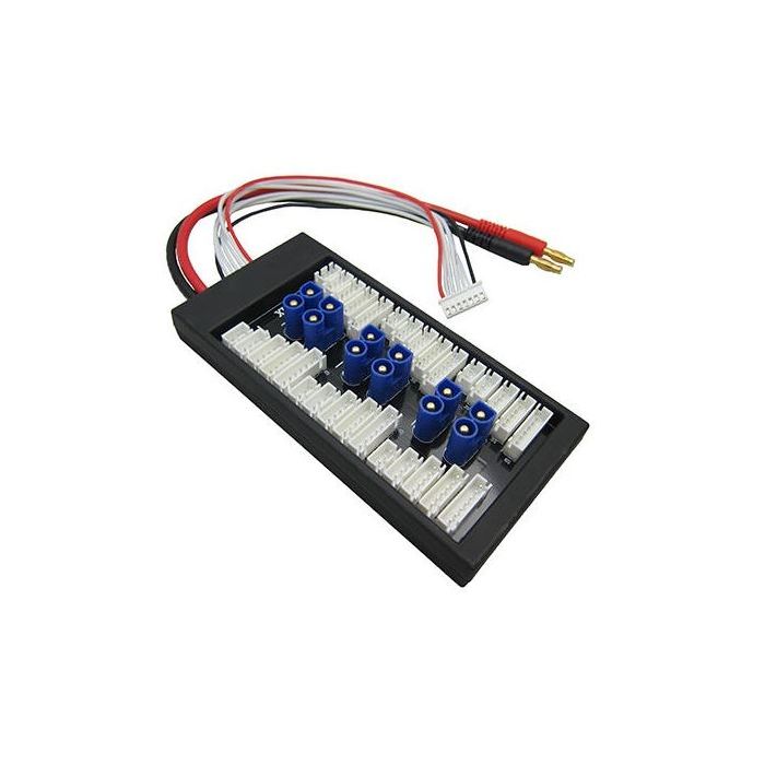 Parallel Charge Board for JST-XH and EC3 (PRGACPCBJE3) – Nankin Hobby