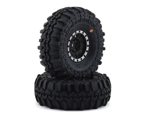 Interco Super Swamper 1.9" G8 Compound Premounted Tires with Black/Sil ...