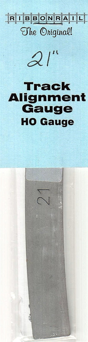 HO 5" Track Alignment Gauge, Curved 21" Radius (RIB21) – Nankin Hobby