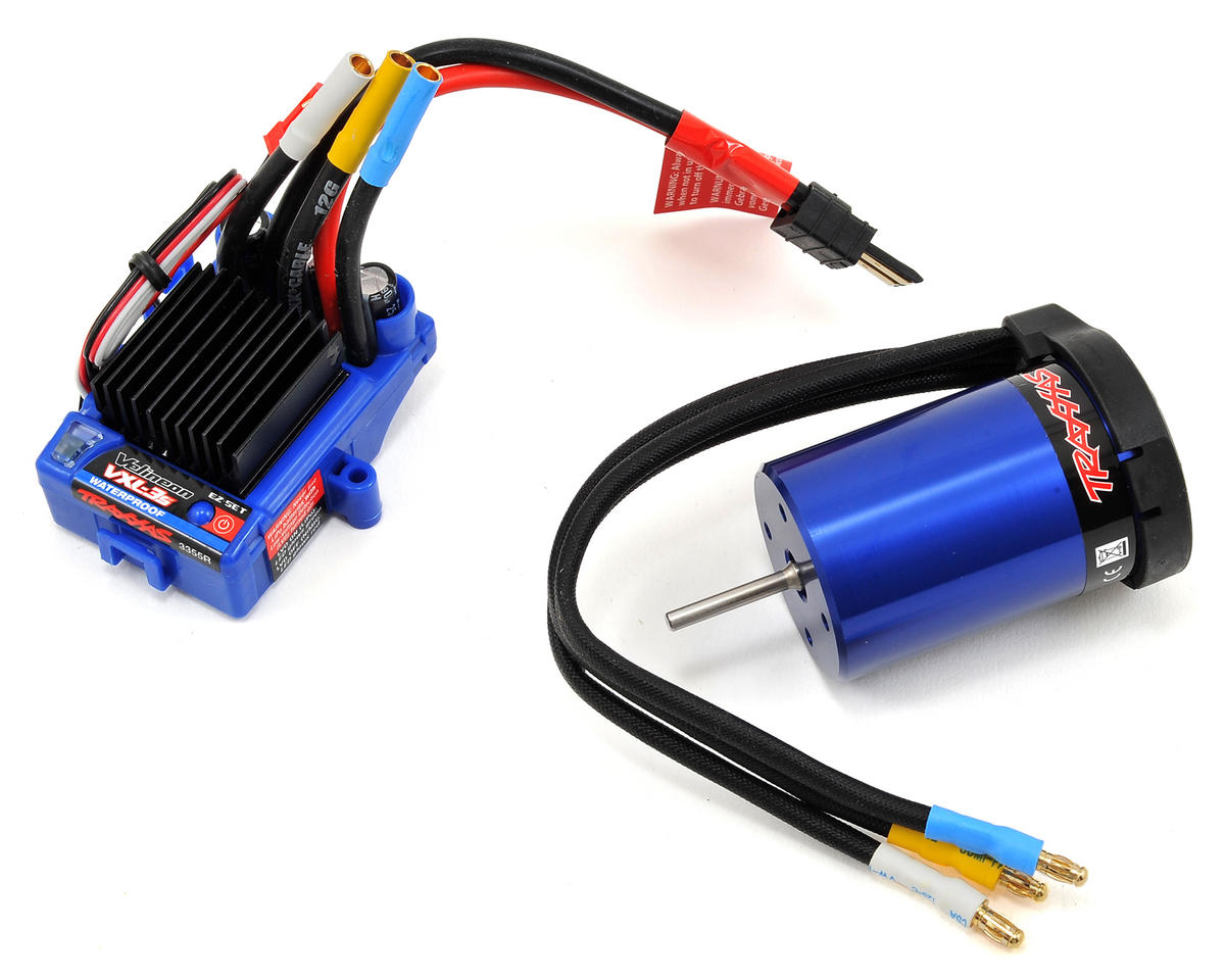 Velineon 3500KV 540 Brushless Motor with VXL-3S Waterproof Brushless E ...