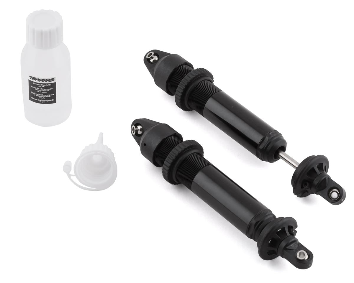 Aluminum GTX Shocks Black for X-Maxx/XRT (2) (TRA7761A) – Nankin Hobby