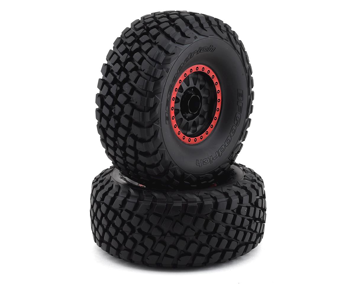 BFGoodrich Baja KR3 Premounted Tires with Black/Red Method Wheels for ...