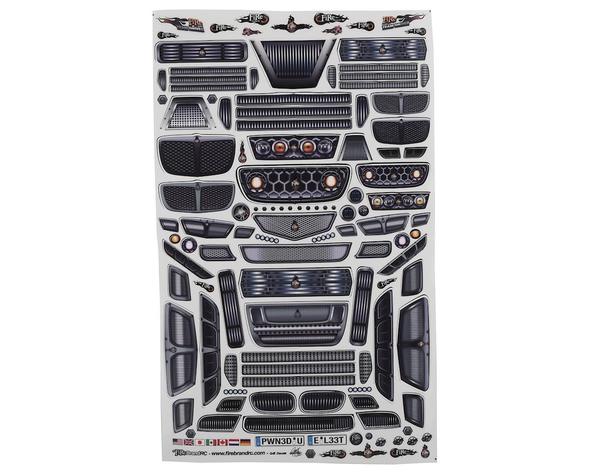 Grilles Multi-Fit Decal Sheet 8.5x14" (FBR1DECGRL238) – Nankin Hobby
