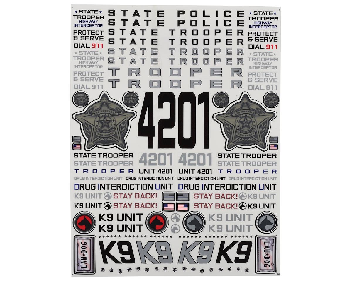 State Trooper Decal Sheet 8.5x11" (FBR1DECSTA066) – Nankin Hobby