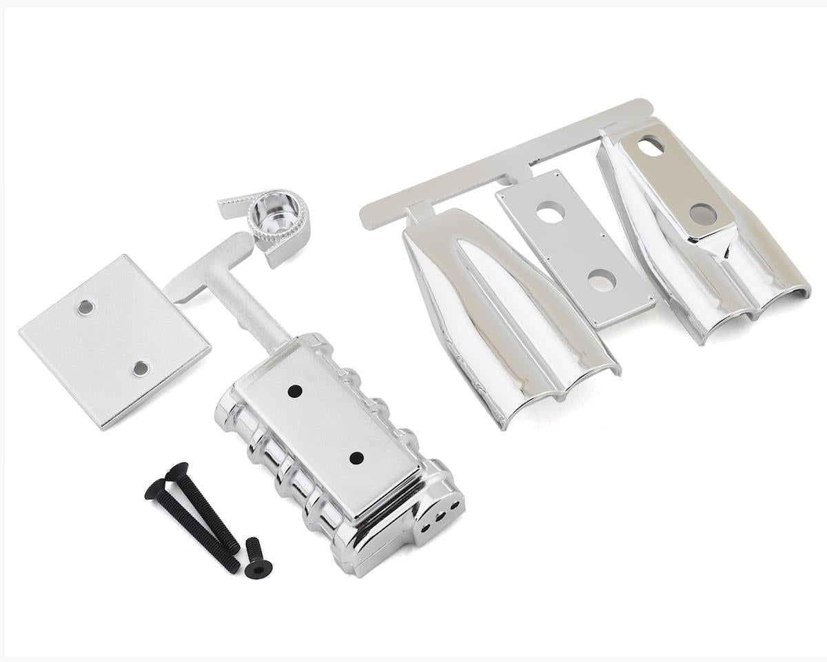 Shotgun Style Chrome Mock Intake and Blower Set (RPM73543) – Nankin Hobby