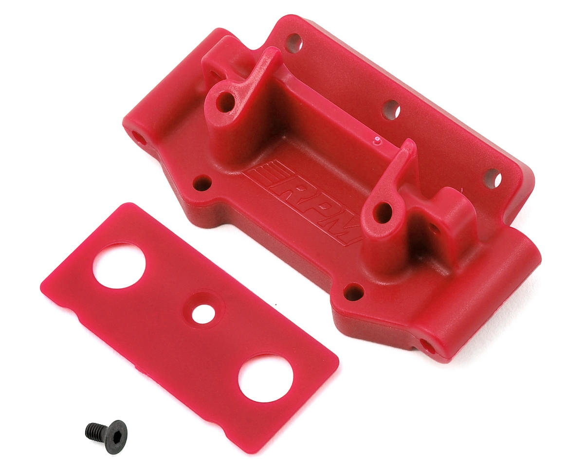 Red Front Bulkhead for Bandit/Rustler/Slash/Stampede (RPM73759 ...
