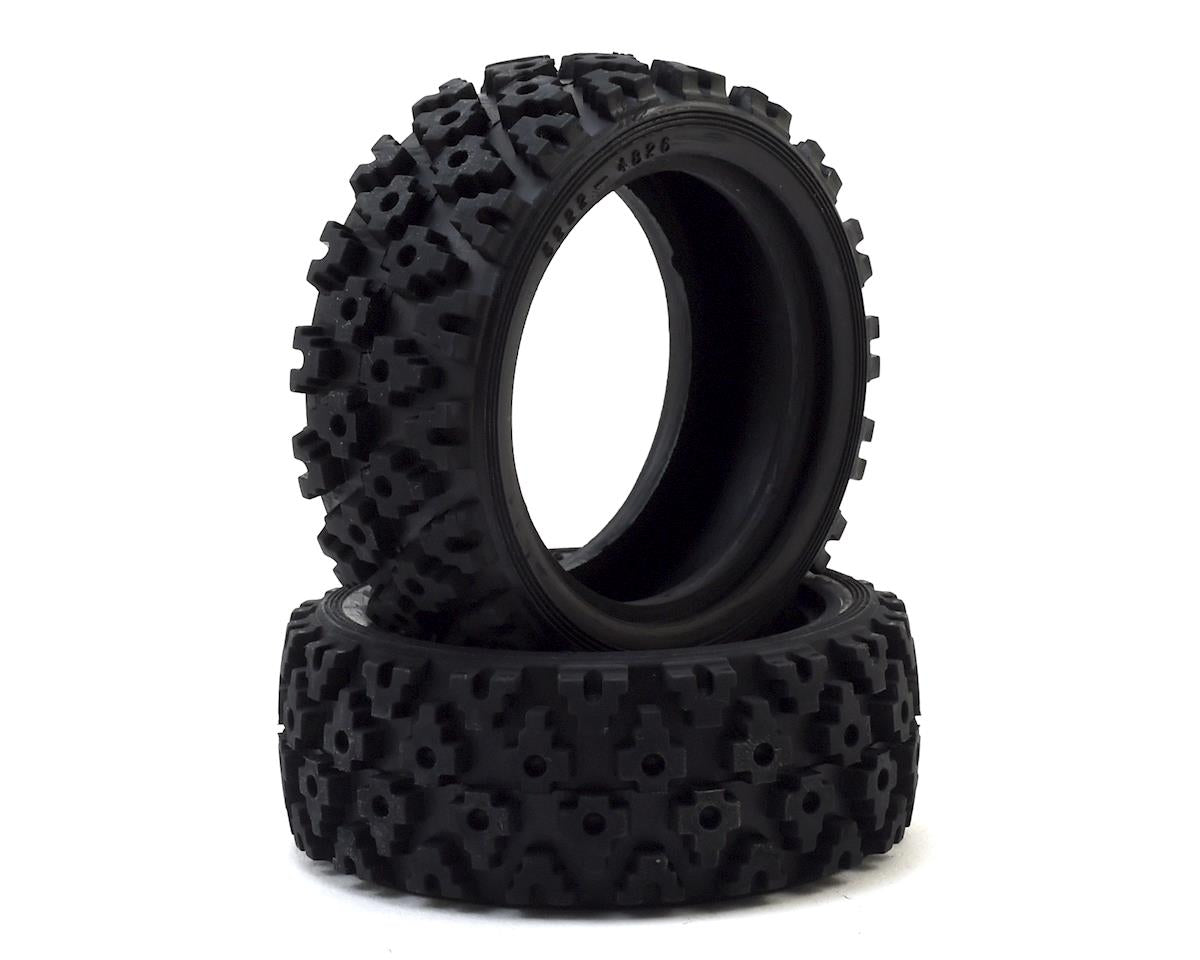 Rally Block Tires for 1/10 Touring (2) (TAM50476) – Nankin Hobby