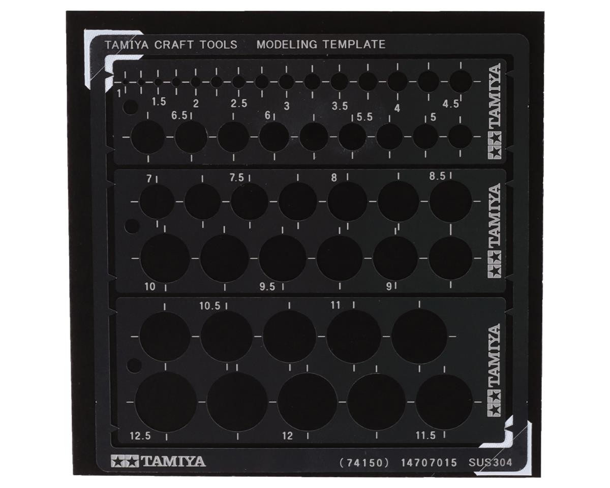 Round Modeling Template 1-12.5mm (TAM74150) – Nankin Hobby