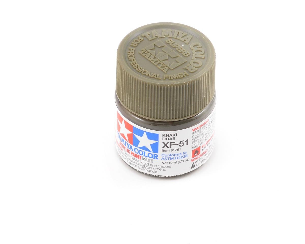 XF-51 Flat Khaki Drab Acrylic Paint 10ml Bottle (TAM81751) – Nankin Hobby
